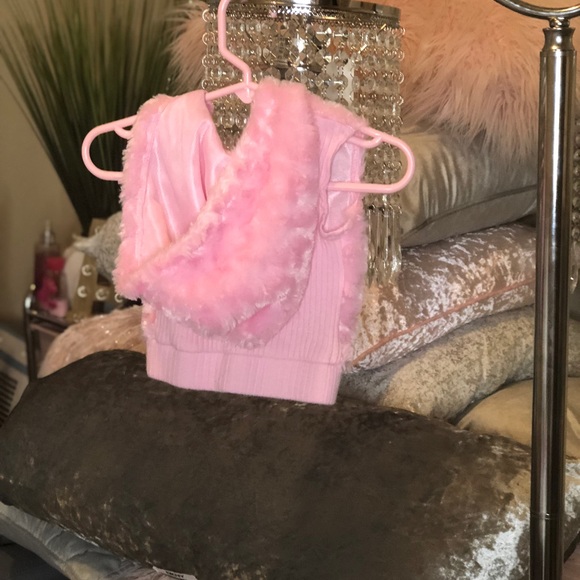 Jackets & Coats | Super Soft Pink Fur Hooded Vest | Poshmark